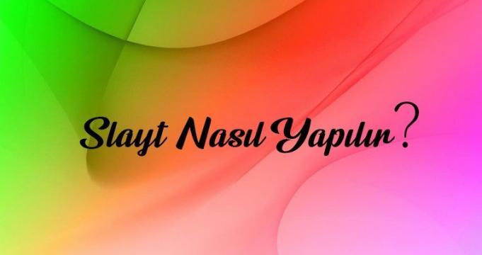 Slayt Nasıl Yapılır? Slayt Yapma Yöntemleri – Teknocard | Mobil ...